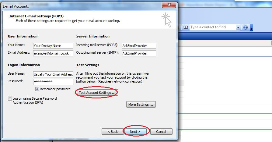 How to Set up Your Emails in Microsoft Outlook 2003 - JDR Group